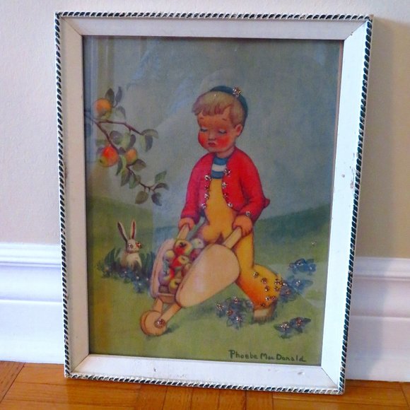 Phoebe MacDonald | Art | Vintage Child Picture Phoebe Macdonald Nursery ...